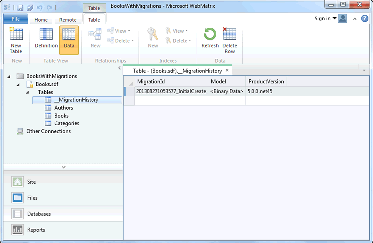 Code First Migrations With Aspnet Web Pages Sites